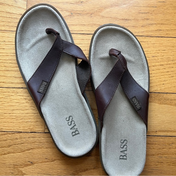 Bass | Shoes | Bass Dark Brown Leather Sandals | Poshmark